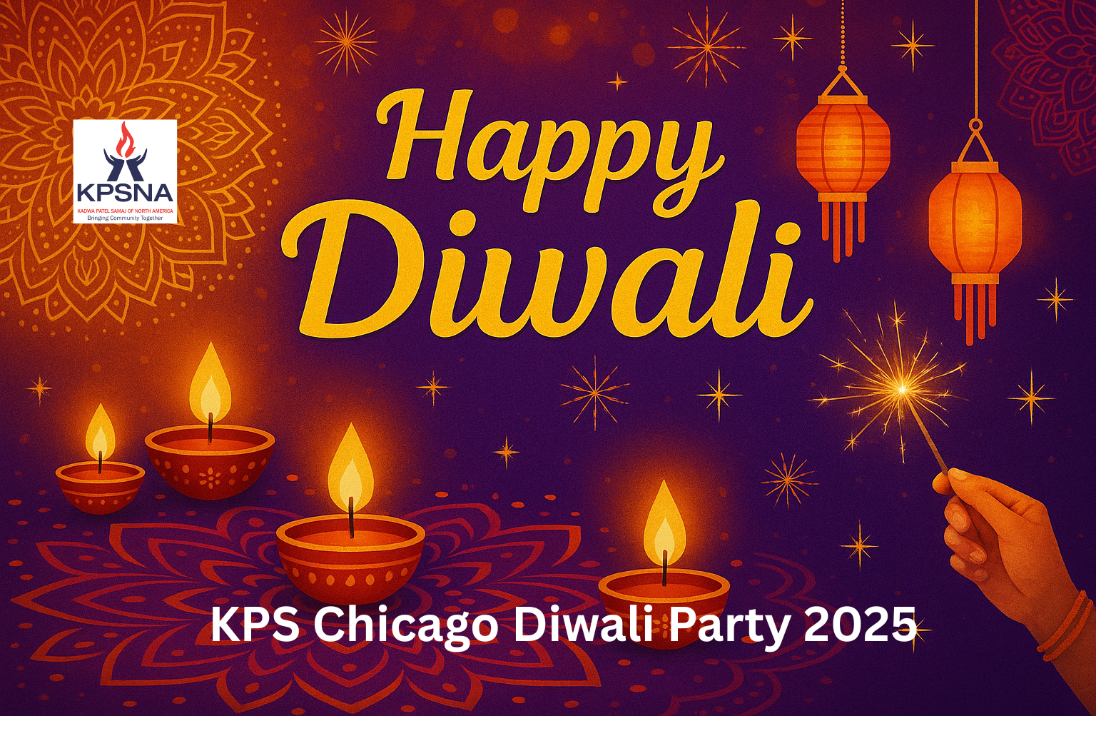 KPS Chicago Diwali Party 2025 - KPSNA - Kadwa Patel Samaj of North America